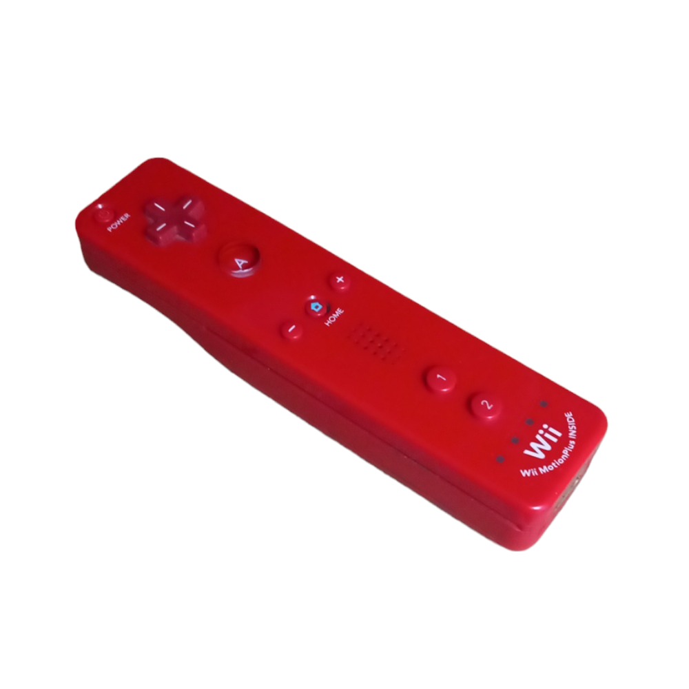 Used Nintendo Wii Motion Plus Remote, Red - Own4Less